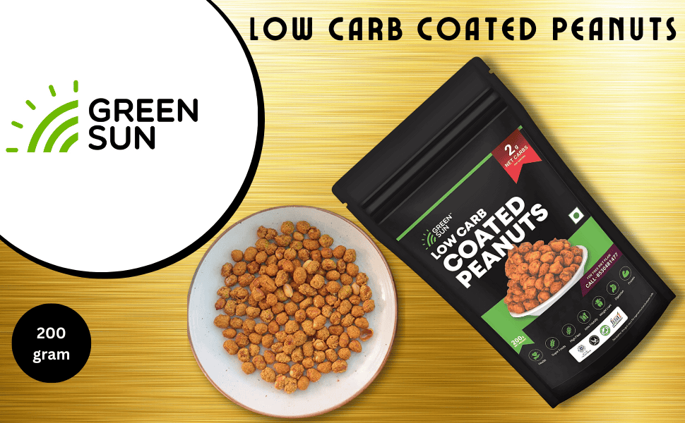 Low Carb Coated Peanuts Snacks – Green Sun Wellness