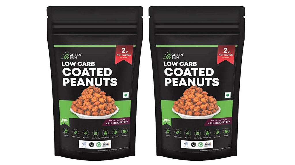 Low Carb Coated Peanuts Snacks – Green Sun Wellness